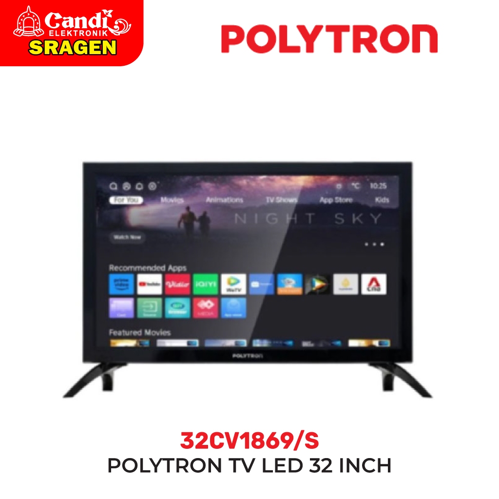Jual POLYTRON Smart Digital TV 32 Inch - 32CV1869/S | Shopee Indonesia