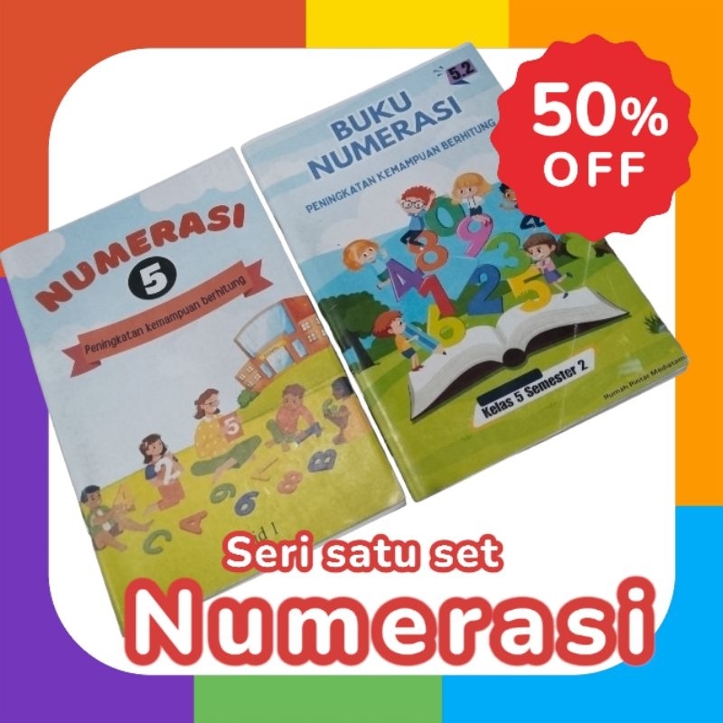 Jual satu set numerasi kelas 5 (2 buku) | Shopee Indonesia