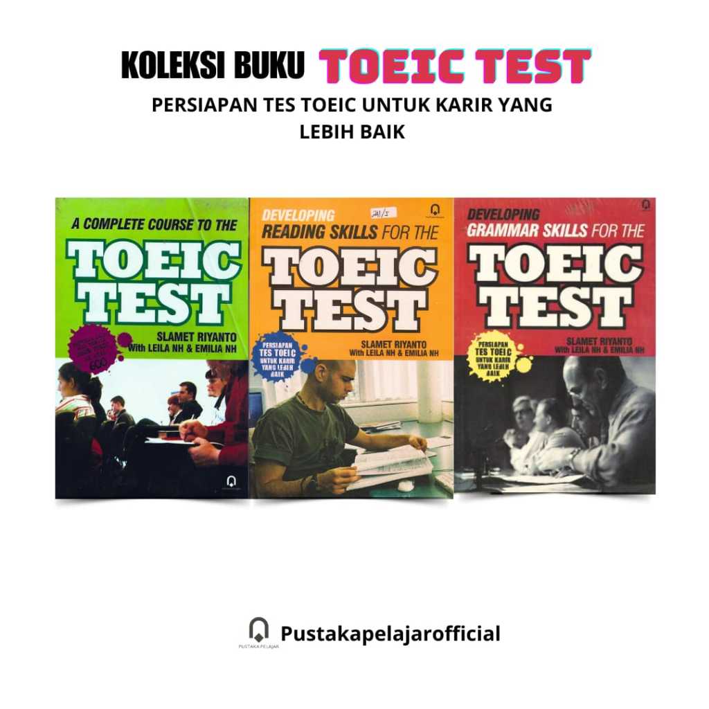 Jual Koleksi Buku TOEIC TEST a Complete Course, Developing Grammar ...