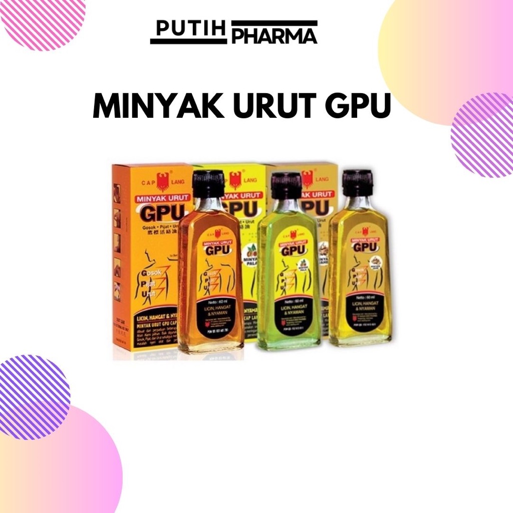 Jual Minyak Urut GPU Cap Lang | Minyak Pijat untuk Nyeri Otot / Pegal ...