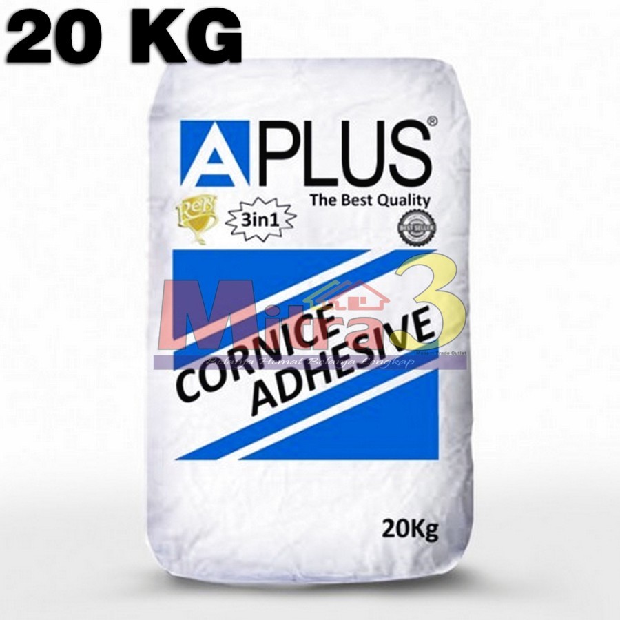 Jual APLUS Cornice Biru 20 KG / Kompon Gipsum Compound Gypsum Kornis ...