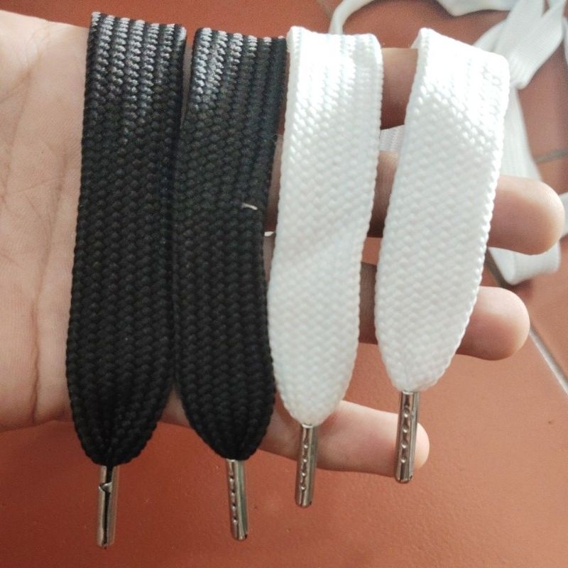 Jual tali sepatu gembung premium 2cm tali sepatu jumbo lebar 2cm ...