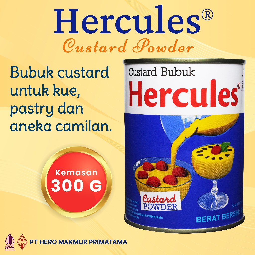 Jual Hercules Custard Powder 300gr | Shopee Indonesia