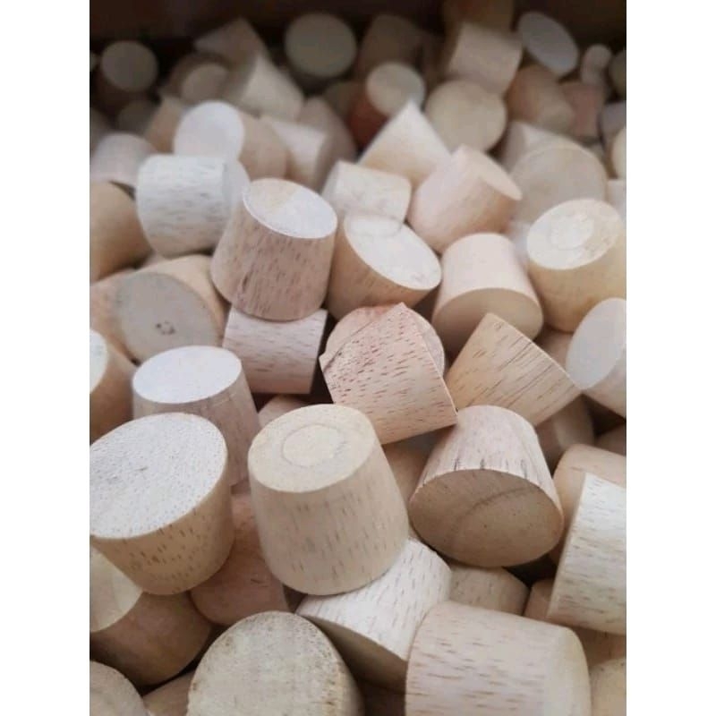 Jual Tutup kayu khusus botol vial / botol asi dari ukuran 50ml hingga ...