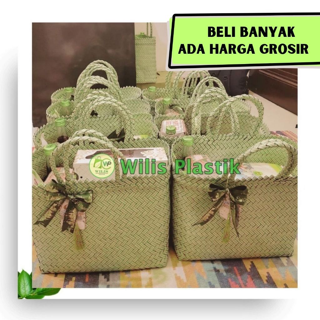 Jual Tas Anyam Plastik Polos Jumbo Size L | Shopee Indonesia