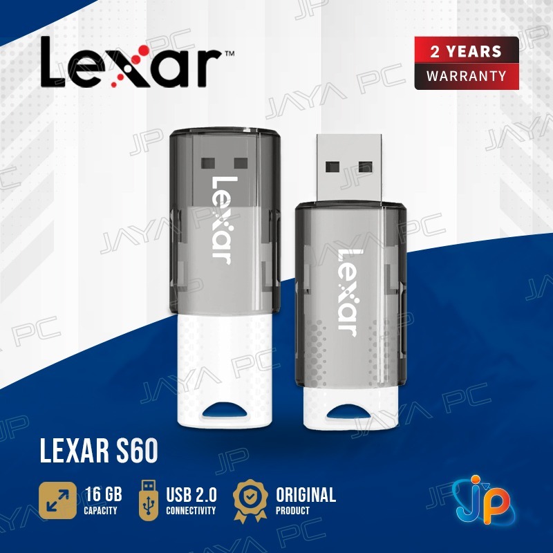 Jual FlashDisk Lexar S60 Jumpdrive 16GB - Flash Disk 16 GB USB 2.0 ...