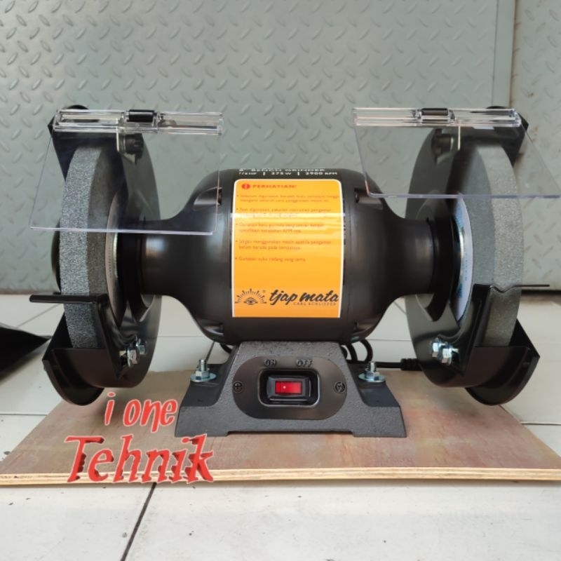 Jual Mesin gerinda duduk 10 inch tjap mata 1 phase electric bench ...