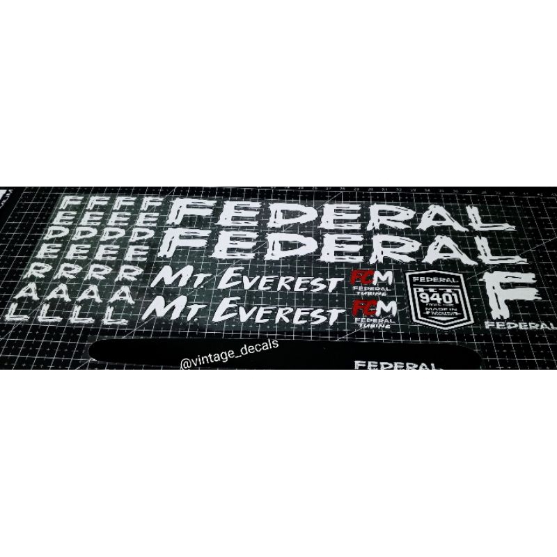 Jual sticker sepeda FEDERAL font Surly | Shopee Indonesia