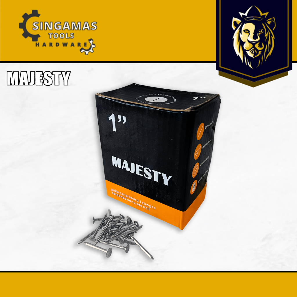 Jual MAJESTY Paku GRC 1" - Calsiboard Nails 500 gr | Shopee Indonesia