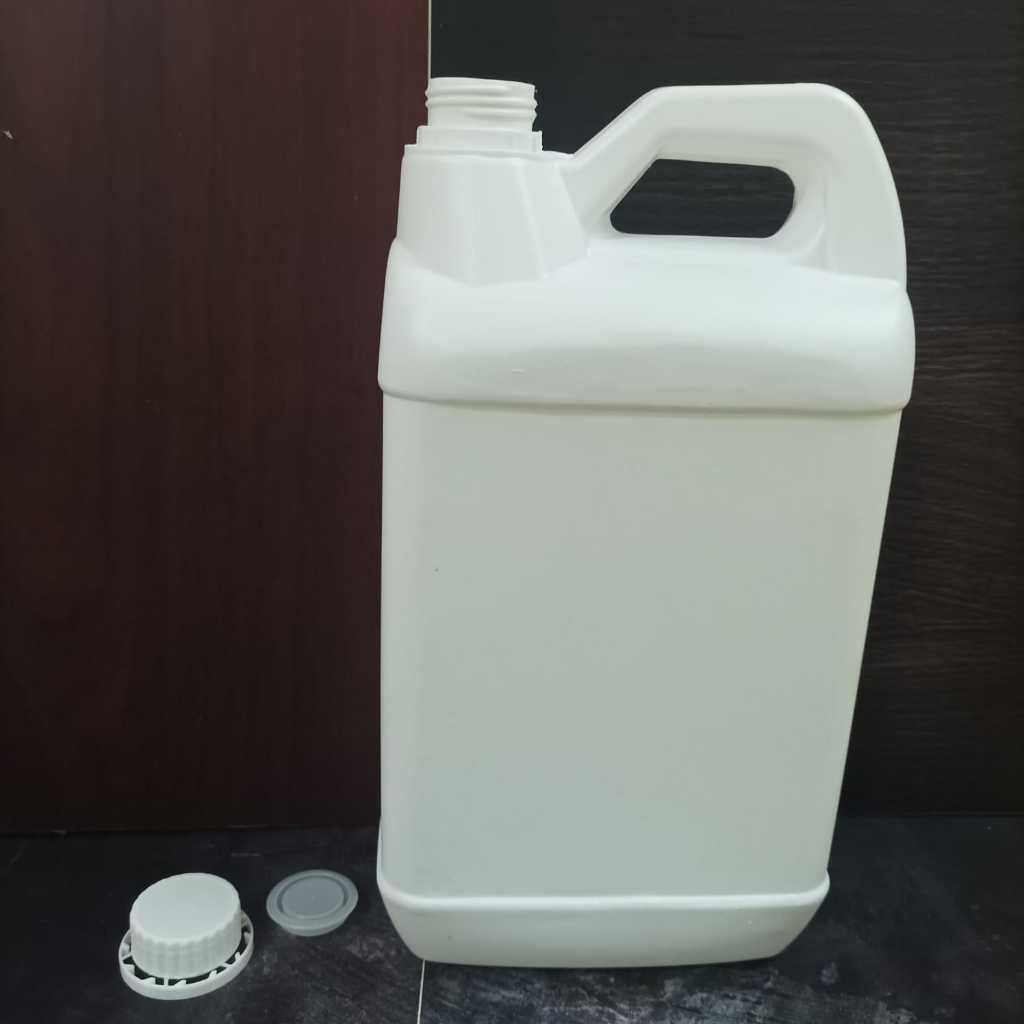 Jual Jerigen 5 Liter Segel / Jerigen Plastik 5 Liter/ Jerigen Minyak 5 Liter, Putih Doff dan ...