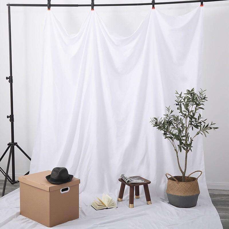 Jual WHITE - Kain Backdrop Kain Background Kain Dekor Kain Dekorasi ...