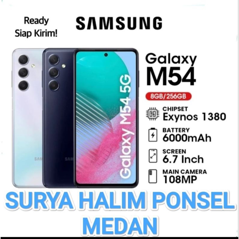 Jual SAMSUNG M54 8/256 GB 5G GARANSI RESMI | Shopee Indonesia