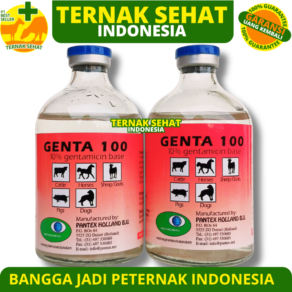 Jual GENTA-100 100ML PANTEX HOLLAND - Obat Antibiotik Hewan SEPERTI ...