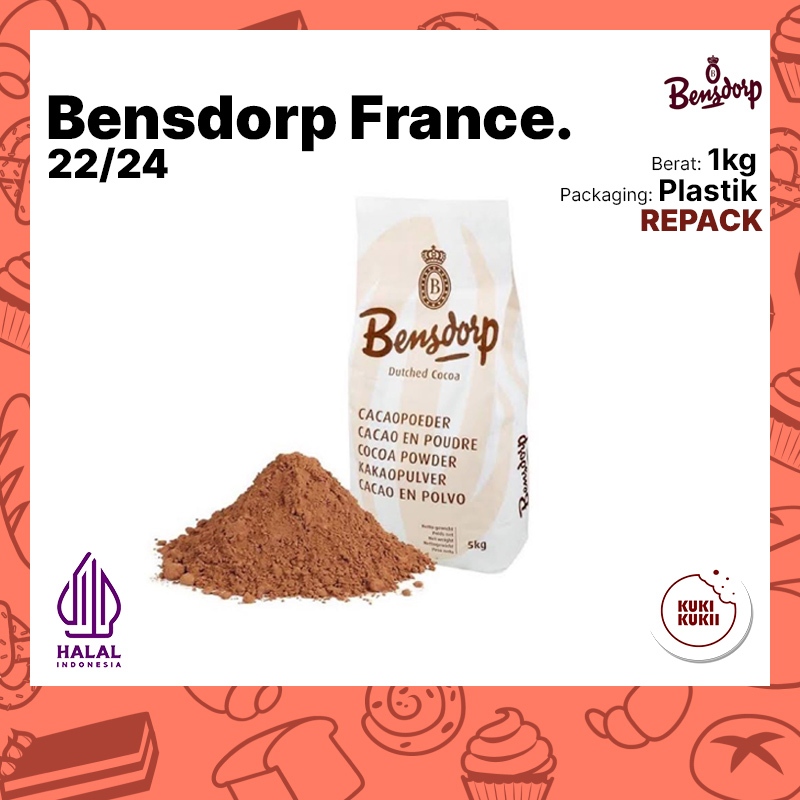 Jual BENSDORP Cocoa Powder France 1kg | Coklat Bubuk BENSDORP Prancis 1 ...