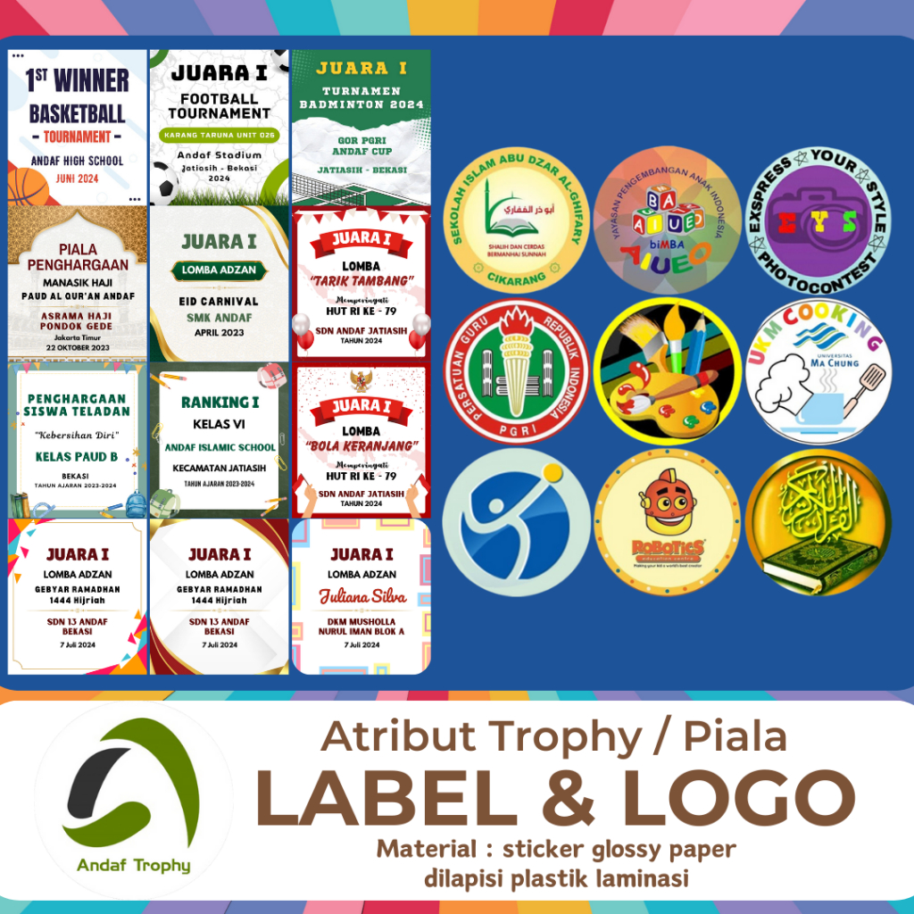 Jual Atribut Label & Logo (TANPA PITA) | Shopee Indonesia
