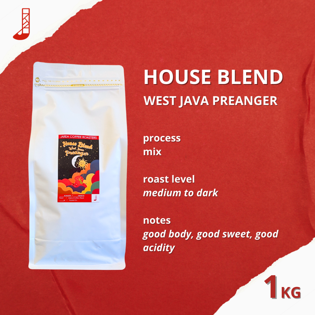 Jual Kopi House Blend Java Preanger 1kg | Premium Roasted Coffee ...