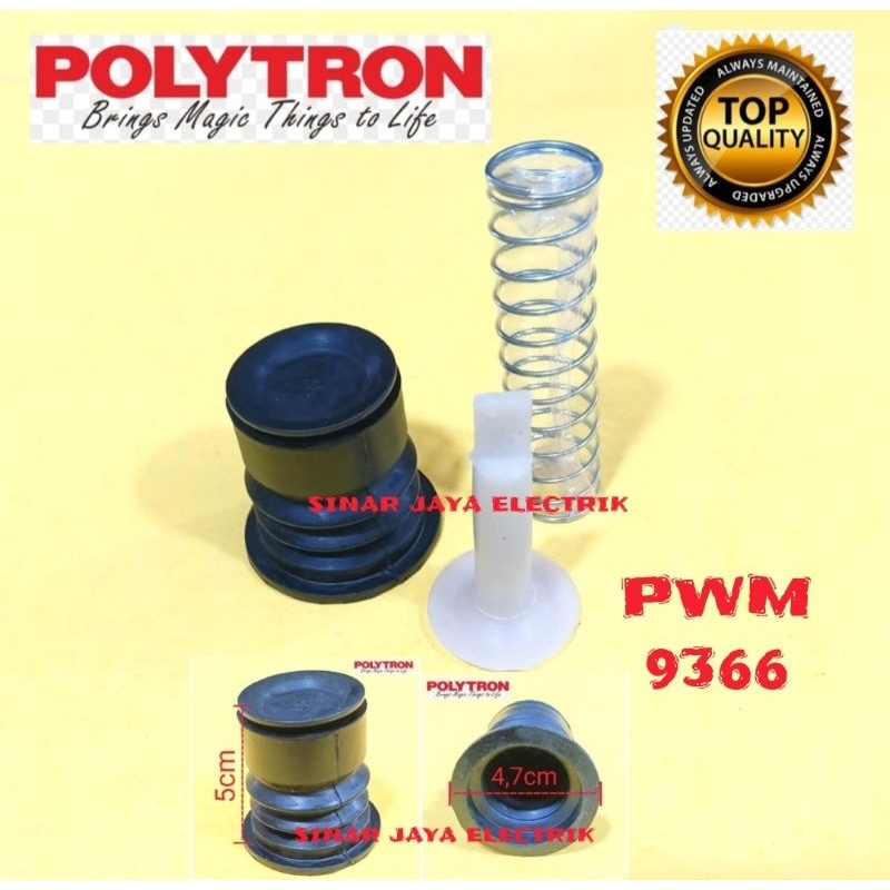Jual SEAL KARET PER TIANG MESIN CUCI POLYTRON PWM 9366 2 TABUNG ...