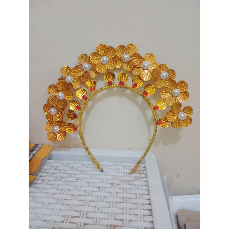 Jual bando mahkota makota nagin bunga kembang matahari permata | Shopee ...
