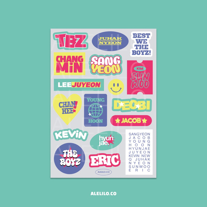 Jual THE BOYZ STICKER SET | Shopee Indonesia