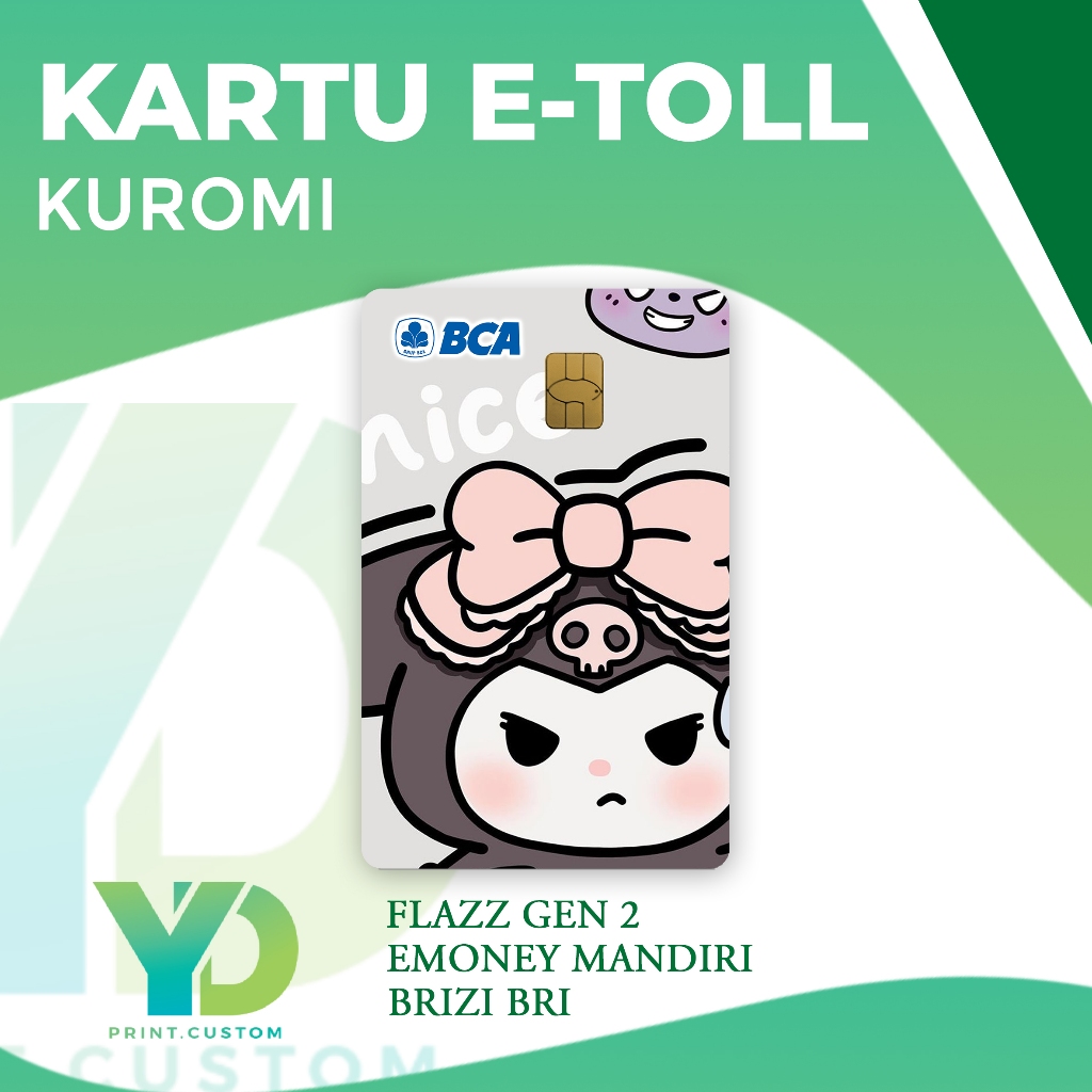 Jual KARTU FLAZZ BCA GEN 2 / EMONEY MANDIRI / BRIZZI BRI SPESIAL KUROMI | Shopee Indonesia