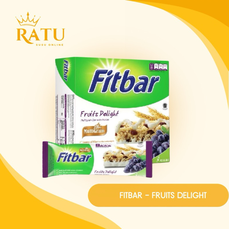 Jual FITBAR MULTIGRAIN - FRUITS DELIGHT - 1 BOX (5 pcs x 20 g) | Shopee ...