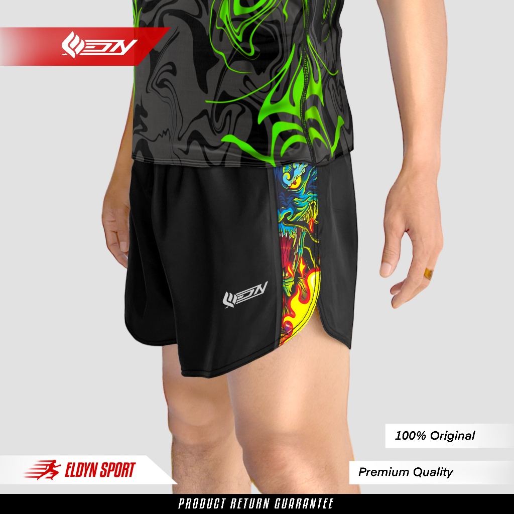 Jual Eldyn Sport Celana Olahraga Running Pendek Unisex | RNP 10 ...
