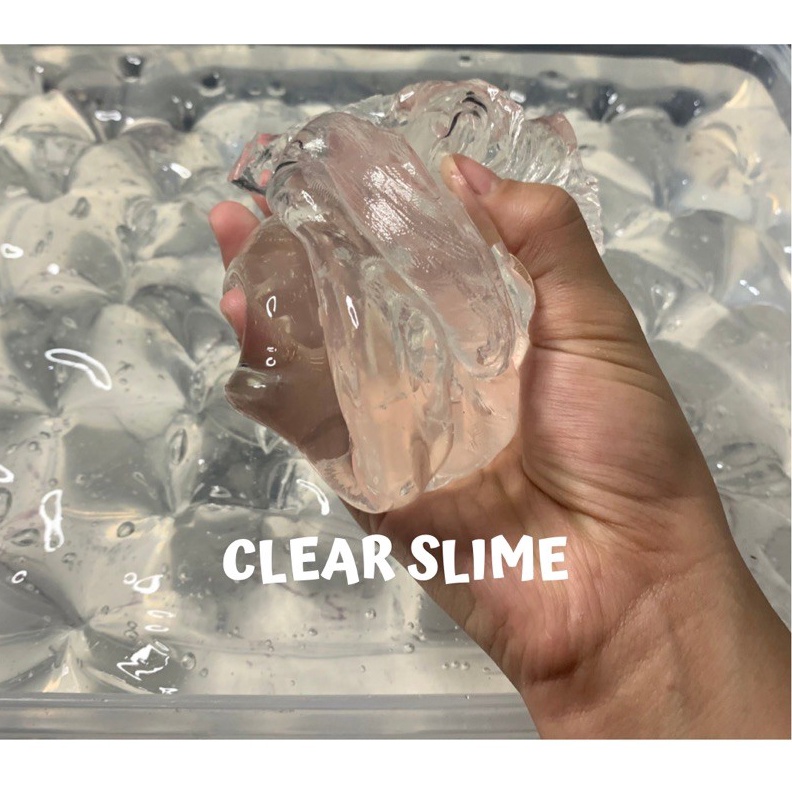Jual DASYAT SLIME CLEAR CLEAR SLIME BY SLIME BINTARO BONUS BUBUK SLIME ...