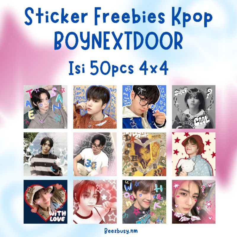Jual STIKER DECO FREEBIES KPOP - BOYNEXTDOOR | Shopee Indonesia