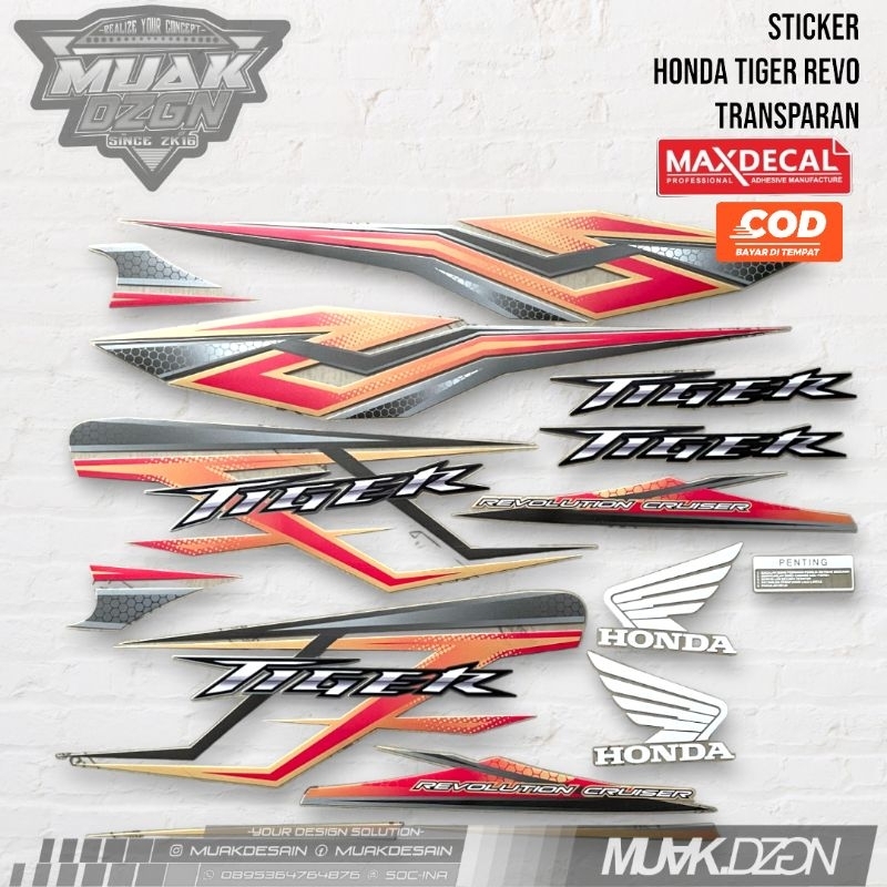 Jual Striping Tiger Revo / Tirev Custom Bahan Transparan Cocok Untuk ...