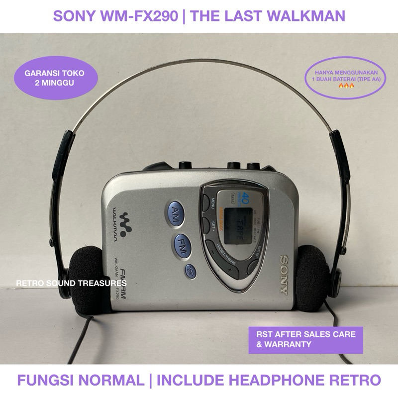 Jual WALKMAN SONY WM-FX290 | THE LAST WALKMAN | Shopee Indonesia