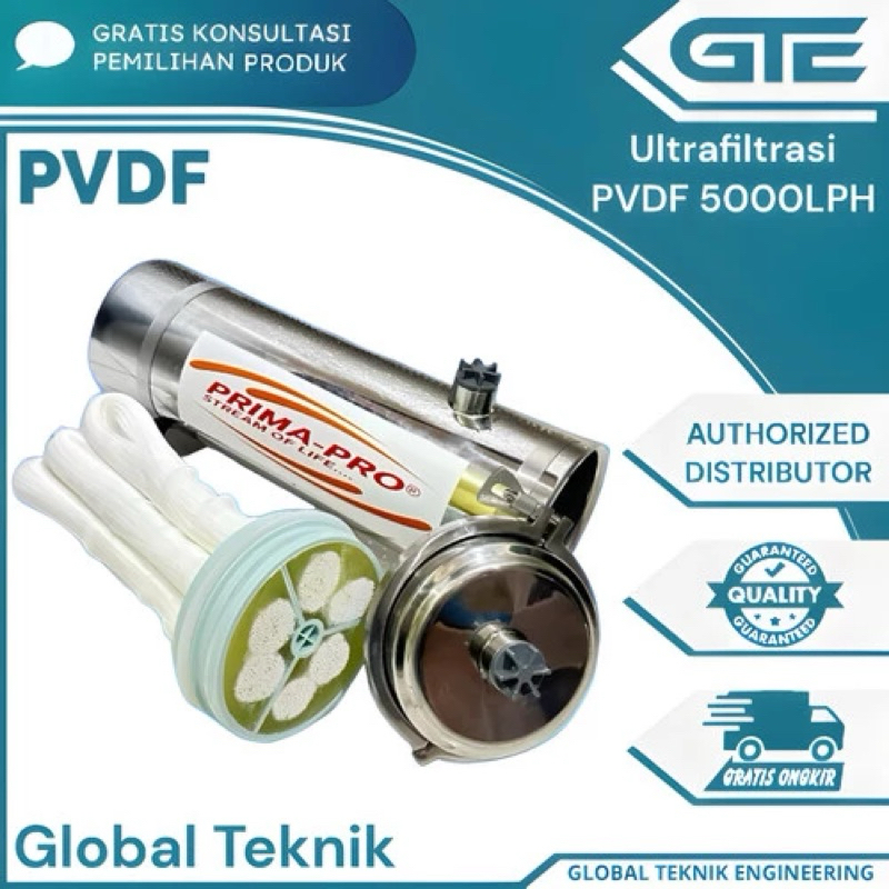 Jual ultrafiltrasi pvdf uf 5000 lph pvdf Filter Air UF 5000 lph ...