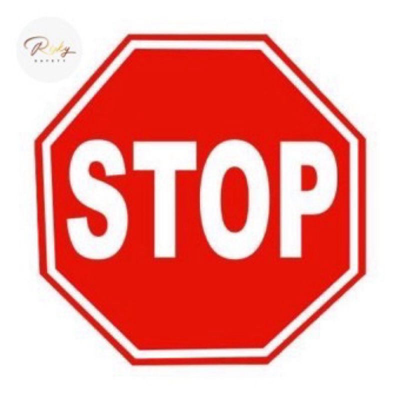 Jual SIGN RAMBU PLAT STOP DIAMETER 30cm, 40cm, 50cm, 60cm | Shopee ...
