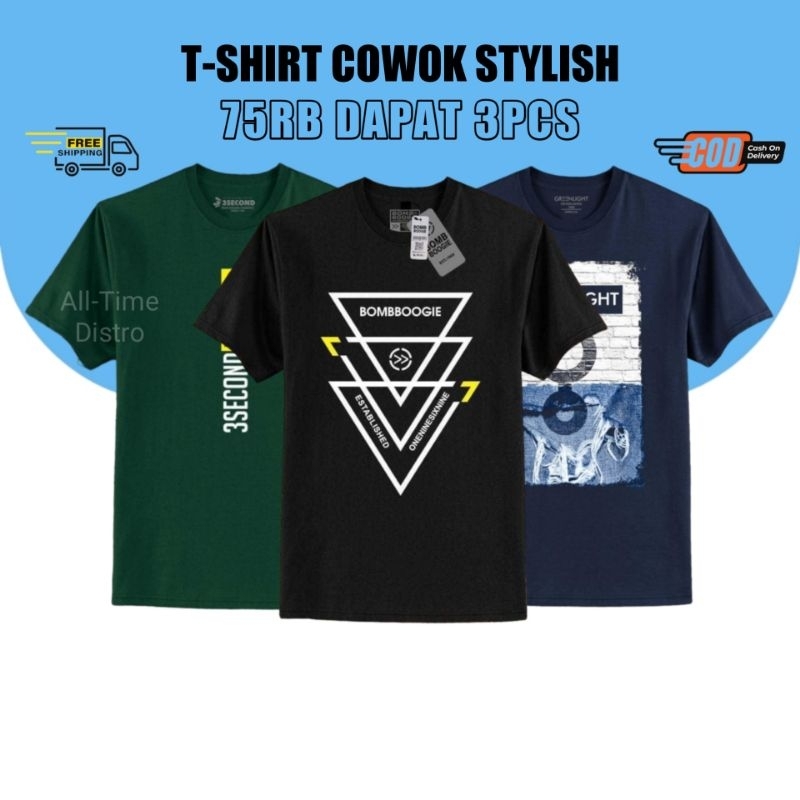 Jual Paket Kaos Distro 75rb Dapat 3pcs / Paket Kaos Pria Dewasa Isi 3 ... Jual Paket Kaos Distro 75rb Dapat 3pcs / Paket Kaos Pria Dewasa Isi 3 ...