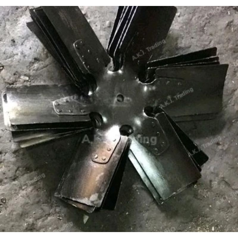 Jual kipas radiator genset besi 50-17 kipas besi genset mitsubishi ...