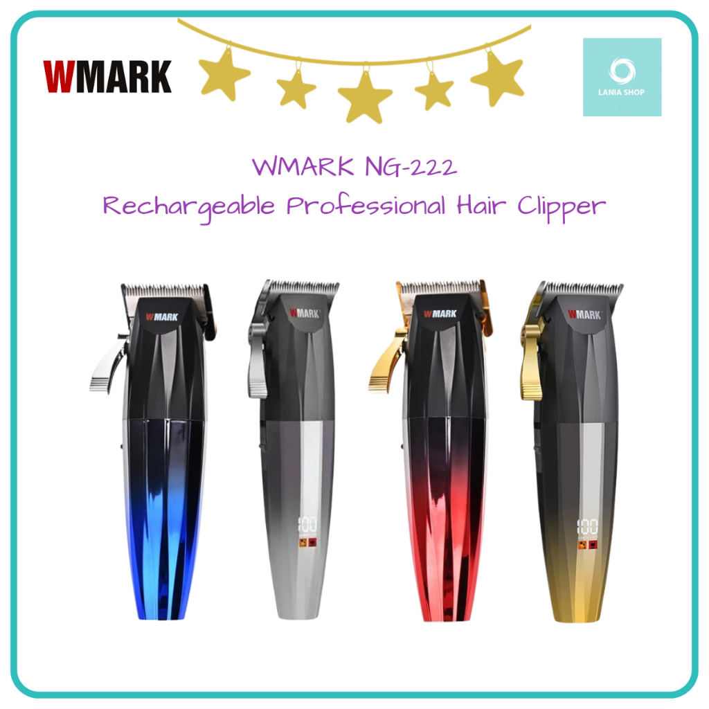 Jual WMARK NG-222 - Rechargeable Professional Hair Clipper - Alat Pangkas Rambut Barber | Shopee ...