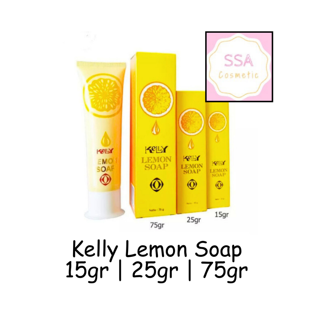 Jual Kelly Lemon Soap 15gr/ 25gr/ 75gr | Sabun Muka Kelly Lemon BPOM ...