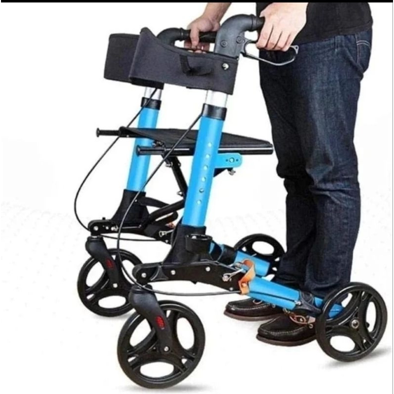 Jual Rollator Walker - Walker Rollator Alat Bantu Jalan Lansia | Shopee ...