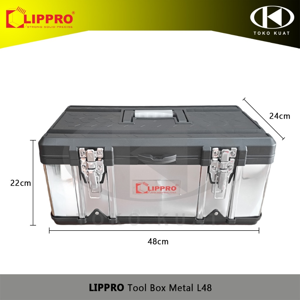 Jual Tool Box LIPPRO L48 Kotak Perkakas Storage Metal Stainless ...