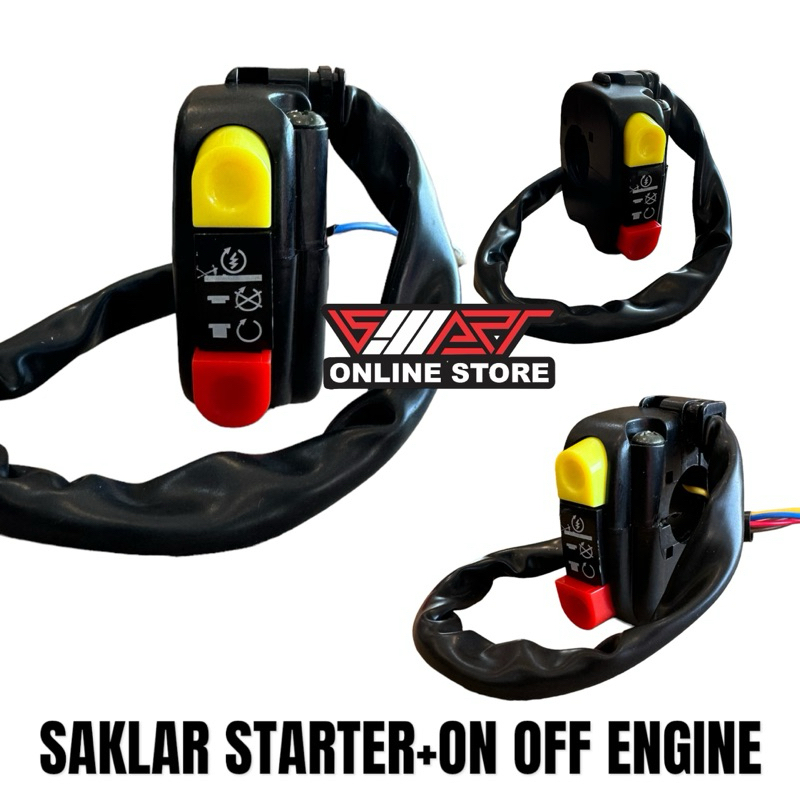 Jual SAKLAR STARTER + ON OFF ENGINE MOTOR | Shopee Indonesia