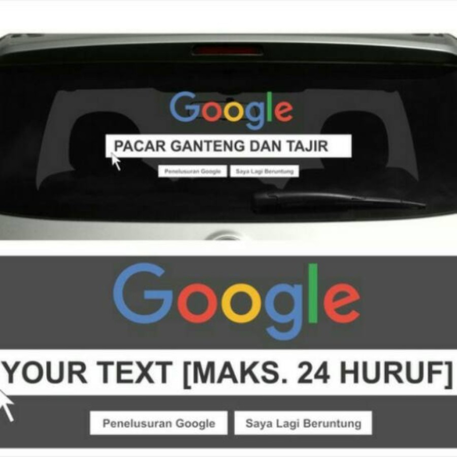 Jual CUTTING STICKER KACA MOBIL CUSTOM TEXT GOOGLE SEARCH STIKER TEKS ... Jual CUTTING STICKER KACA MOBIL CUSTOM TEXT GOOGLE SEARCH STIKER TEKS ...