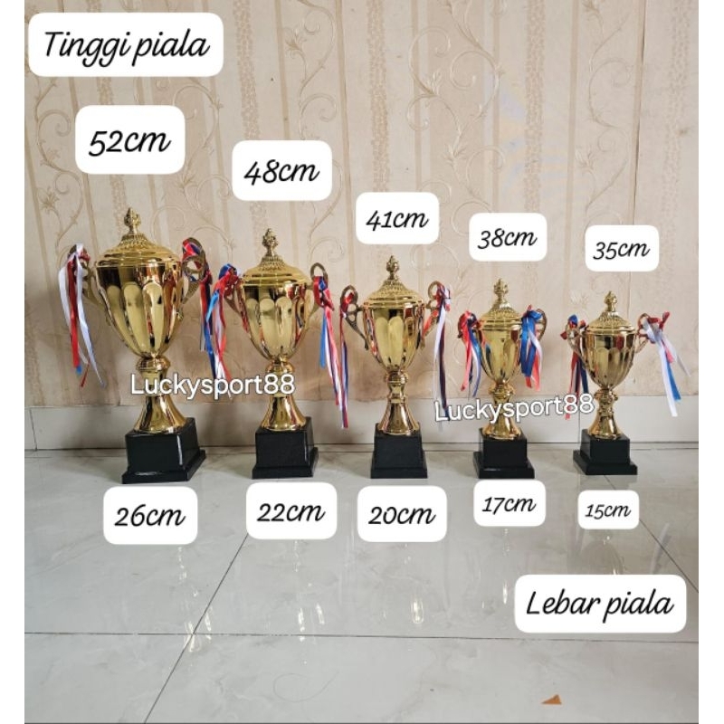 Jual trophy Piala 7706 METAL IMPOR MURAH BAGUS 1 BUAH | Shopee Indonesia