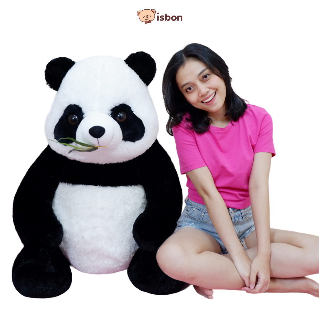Jual Boneka Panda duduk Jumbo Panda BIG Bamboo Besar Jumbo lucu ...