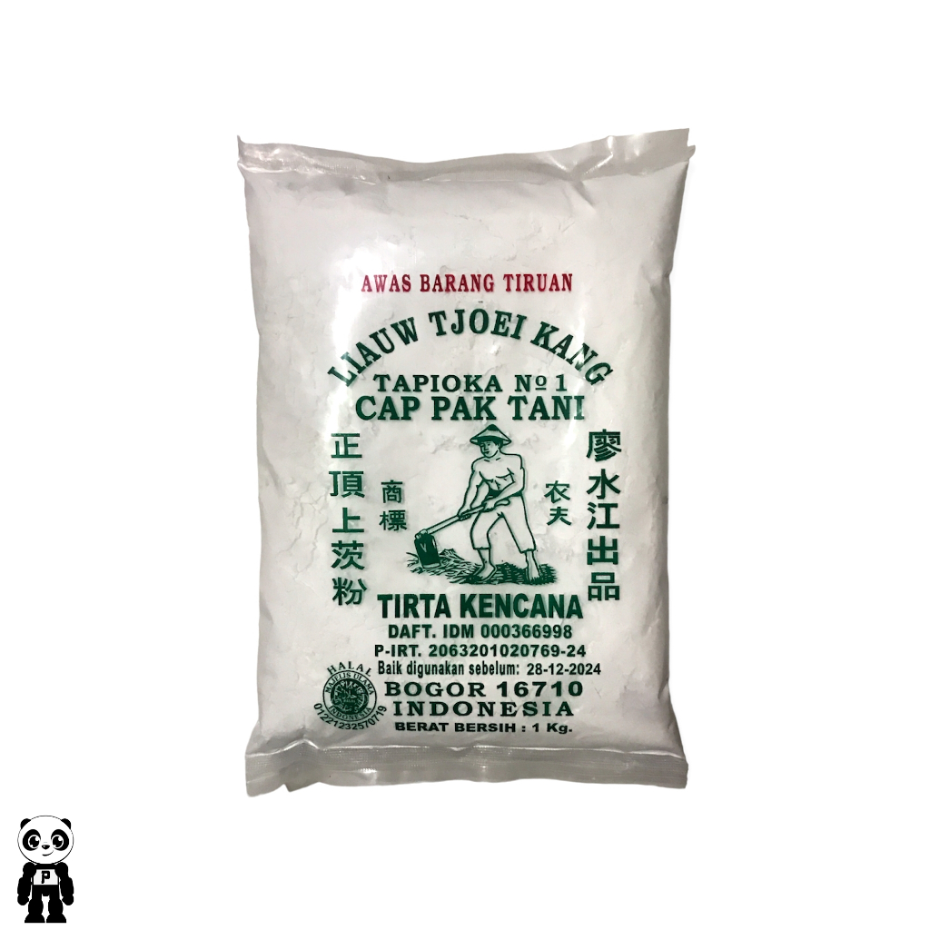 Jual Tepung Tapioka Liauw Tjoei Kang 1 Kg Tepung Kanji Cap Pak Tani ...