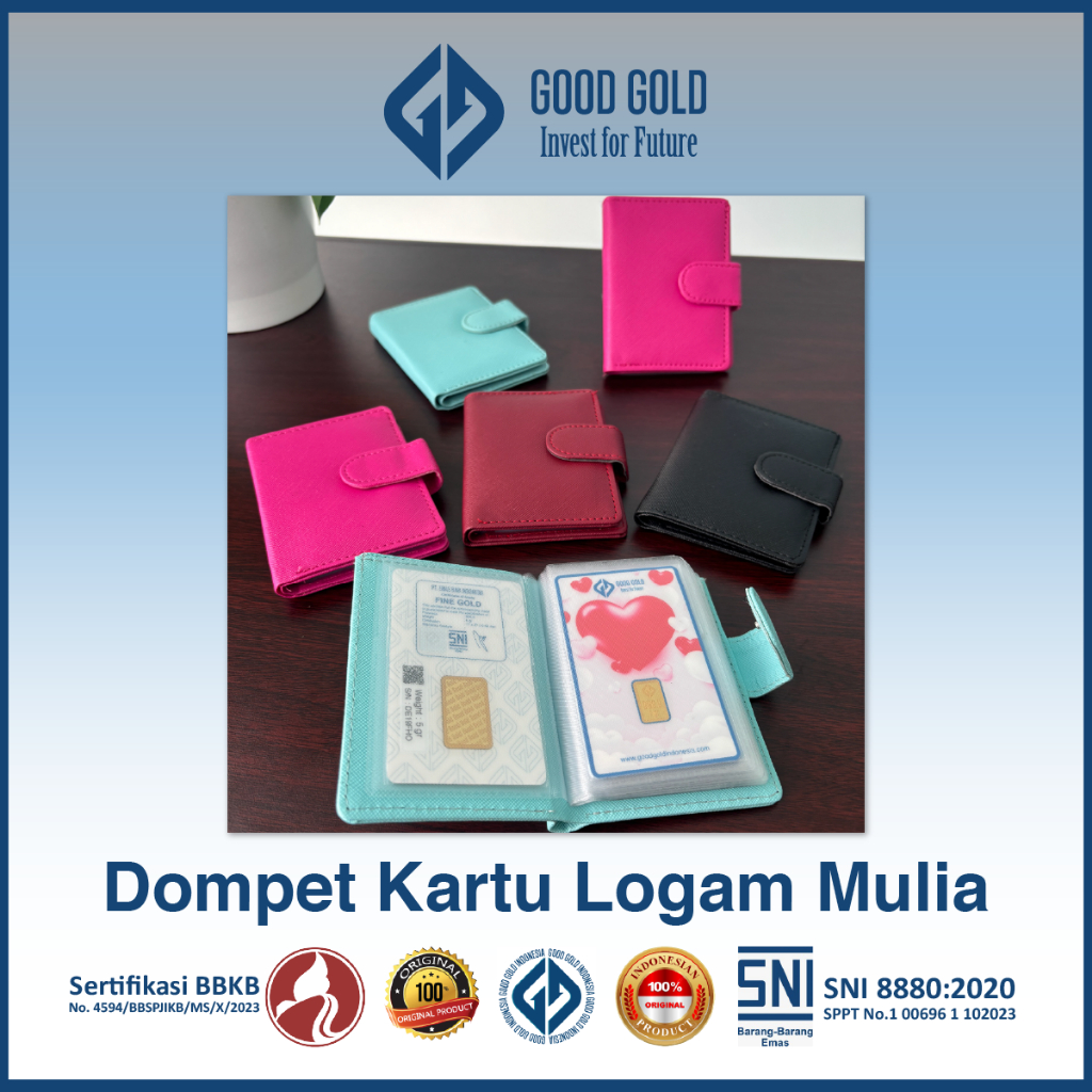 Jual Dompet Kartu Logam Mulia/ Album Emas Logam Mulia | Shopee Indonesia
