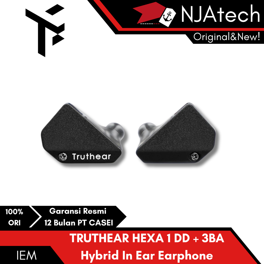 Jual TRUTHEAR Hexa 1DD + 3BA Hybrid Driver In Ear Monitor Earphone | Shopee Indonesia
