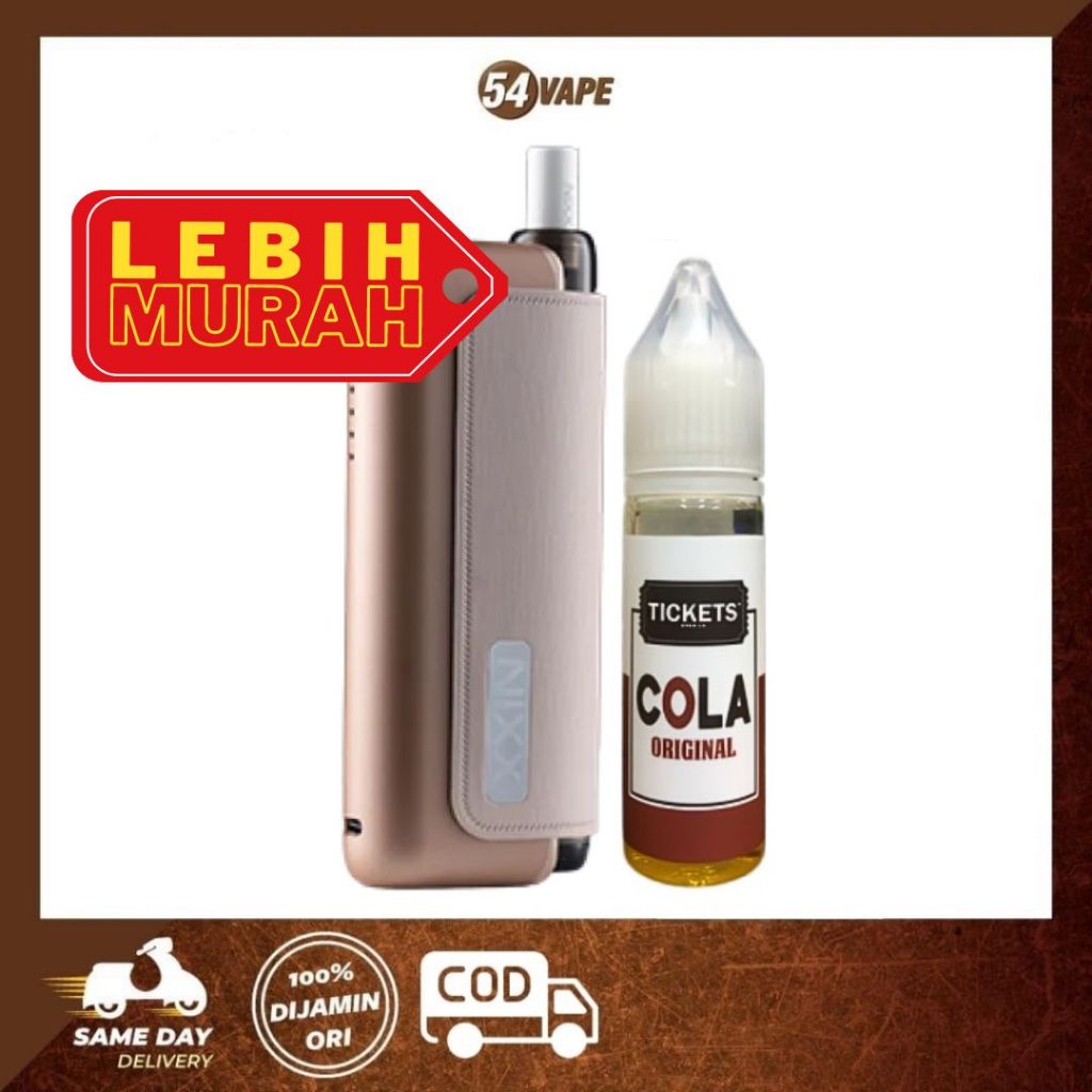 Jual Nixx Filter Plus Pod Kit + Tickets Cola 15ml | Shopee Indonesia