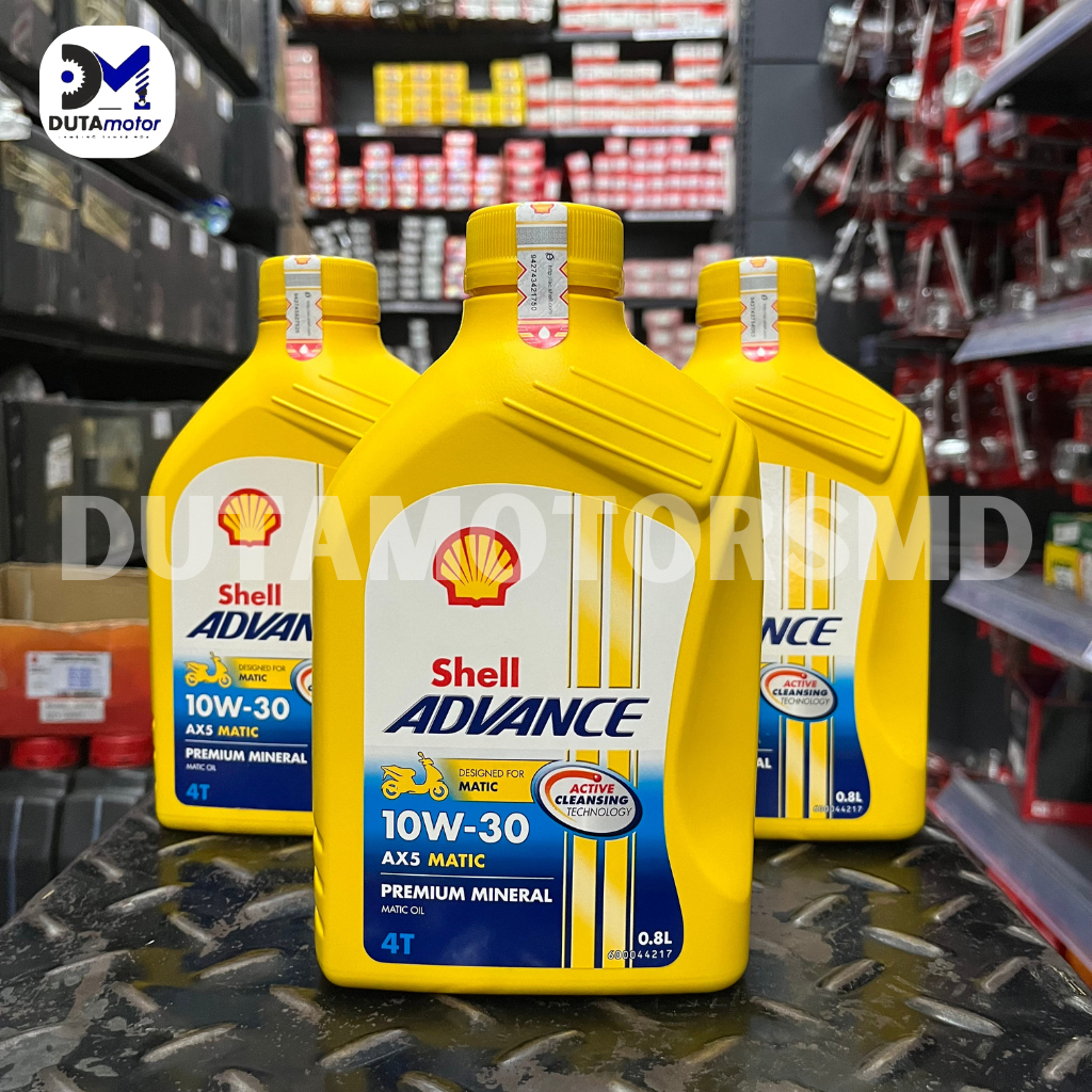 Jual OLI SHELL ADVANCE AX5 MATIC 10W-30 800ML | Shopee Indonesia