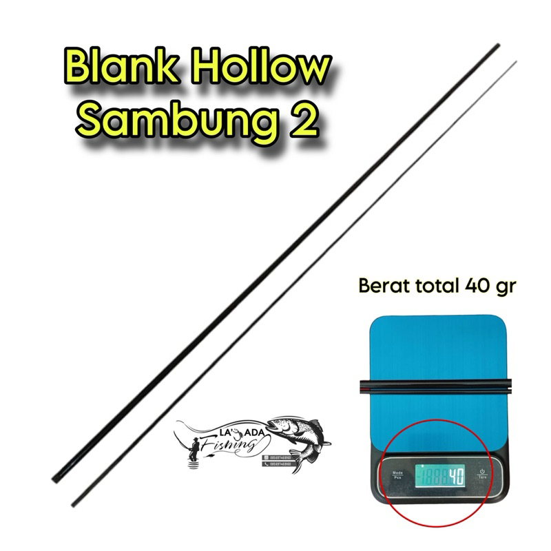 Jual BLANK CARBON HOLLOW SAMBUNG 2 - BLANK JORAN CUSTOM - BAHAN JORAN SAMBUNG 2 - BLANK JORAN ...