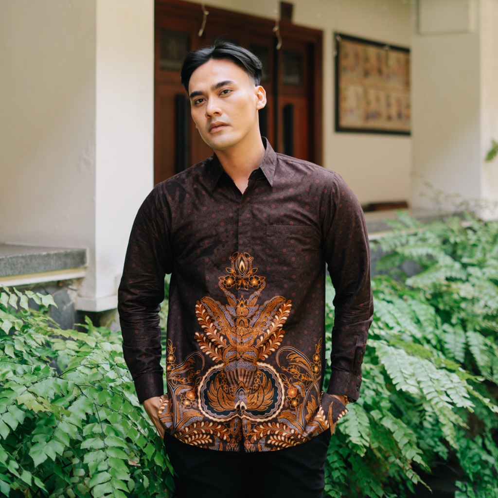 Jual Hadinata Batik Premium Kemeja Batik Pria Lengan Panjang Fajri ...