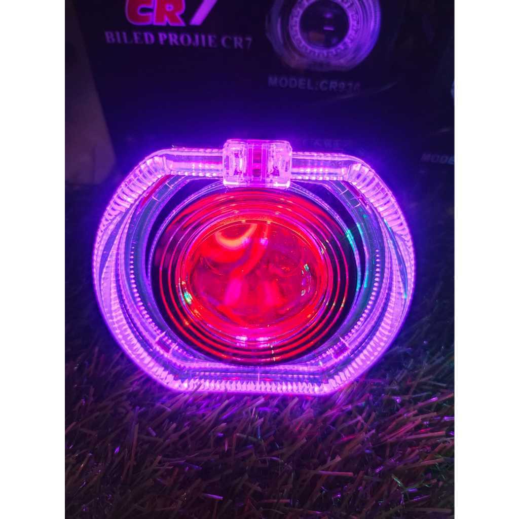 Jual Lampu utama Led biled laser cut off lengkap devil 30 watt + shroud ...